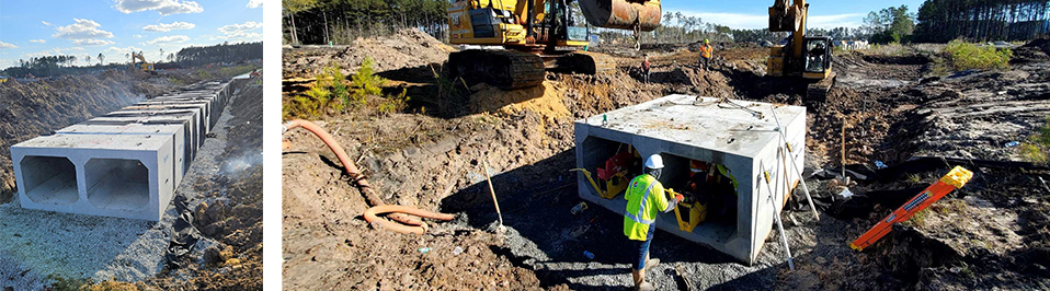Precast Box Culvert System Case Study - Berkeley, South Carolina